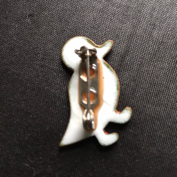 Jewelry | Vintage Copper Yellow Duck Pin Brooch Adorable | Poshmark